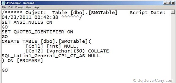 SQL Server Management Objects 2008 (SMO) New Features